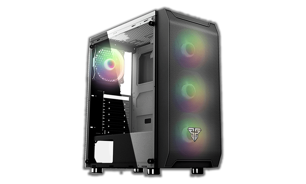 FANTECH AERO CG80 MID TOWER BLACK ATX GAMING CASING | Jubo Computer