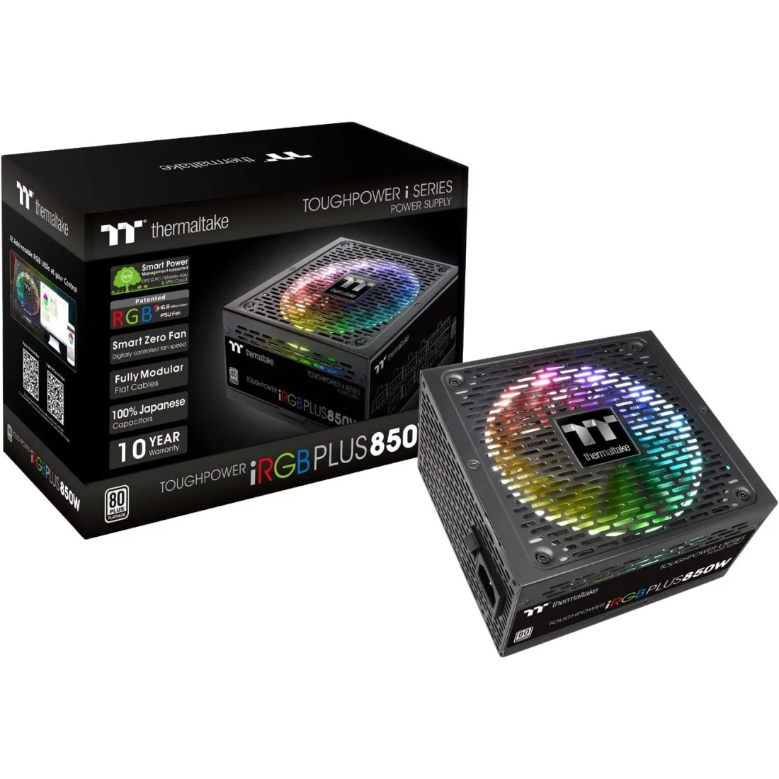 Thermaltake Toughpower IRGB PLUS 850W Platinum TT Premium Edition Power Supply Unit | Jubo Computer