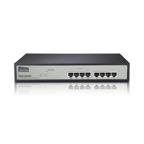 Netis PE6108GH 8 Port Gigabit Ethernet PoE Switch | Jubo Computer